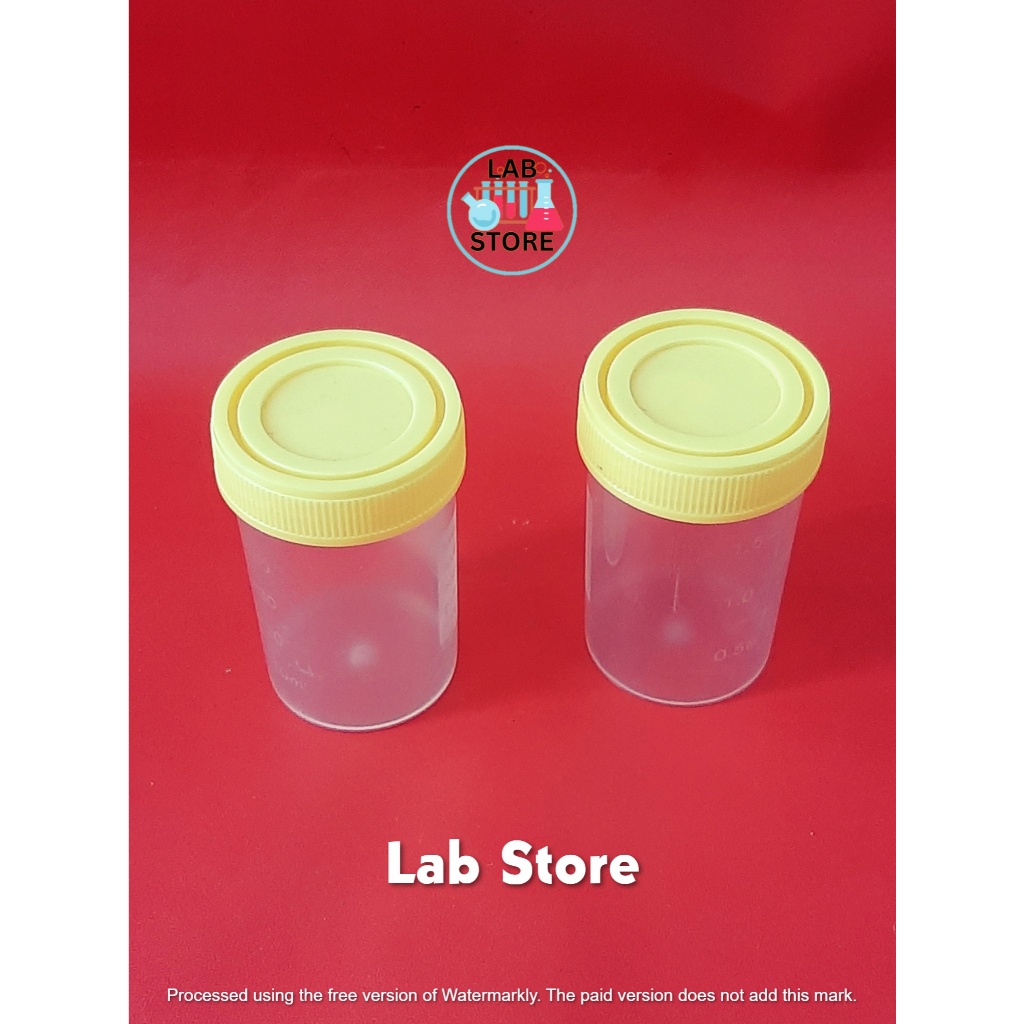 Jual Urine Container 60ml / Botol Urine 60ml / Pot Urin / Botol Sample ...