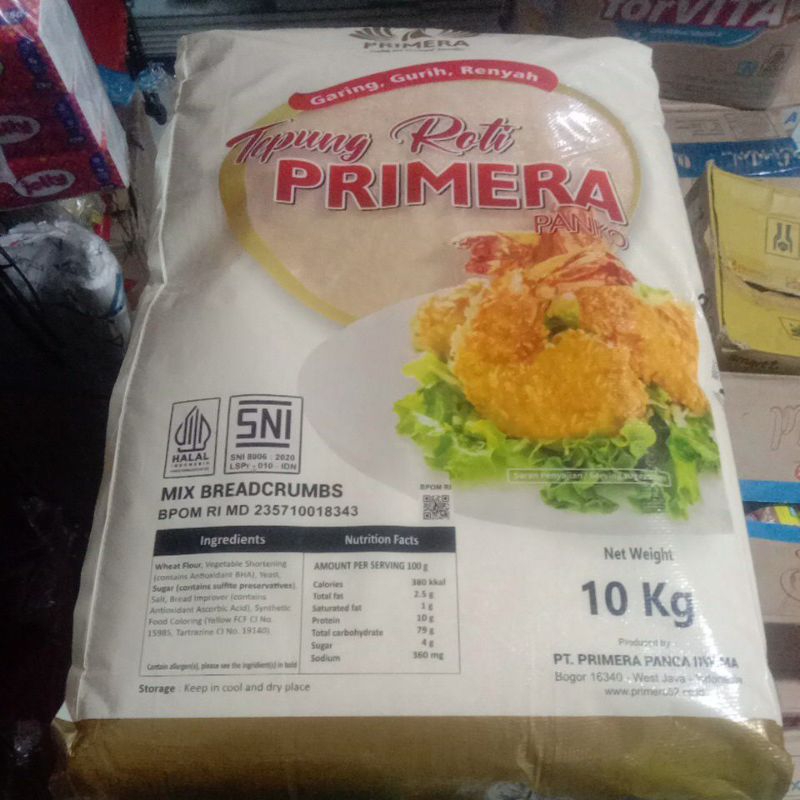 Jual Tepung Roti Primera Panko Mix 10kg | Shopee Indonesia