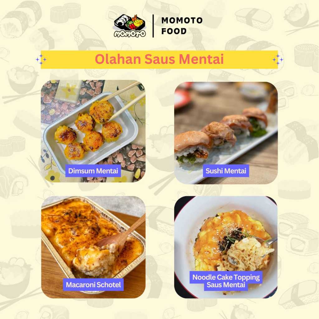 Jual Prima Agung Saus Mentai 1 kg Halal Saos Jepang Dimsum Grosir ...