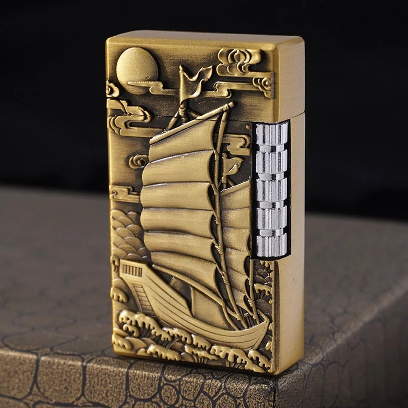 Jual Korek Api Dupont Las Gas Lighter Battle Ship Kapal Laut GF-2035 ...