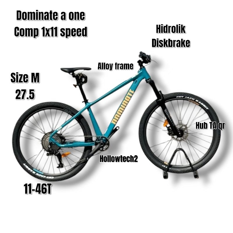 Jual dominate a one comp 1 x 11 speed | Shopee Indonesia
