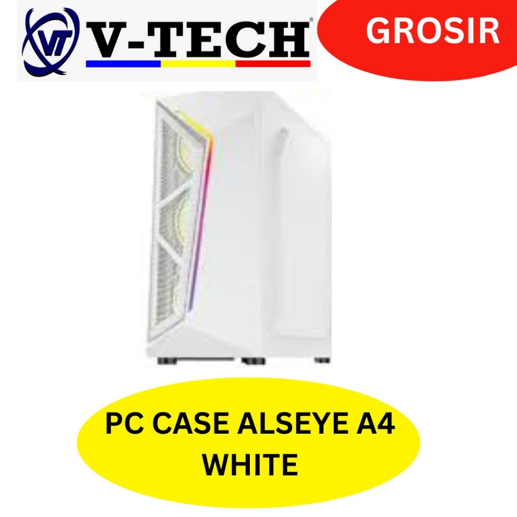 Jual PC CASE ALSEYE A4 WHITE / CASING PC | Shopee Indonesia