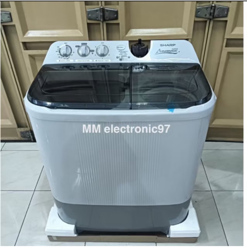 Jual Mesin cuci Sharp 2 tabung AQUAMAGIC ES-T86CL-HK / ES-T96CL-HK | Shopee Indonesia