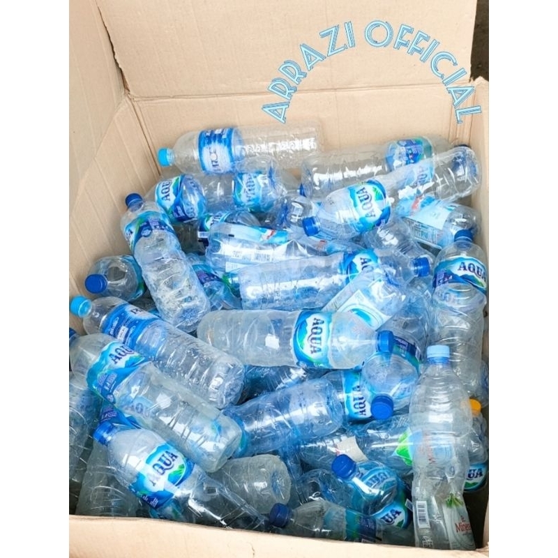 Jual Botol Plastik Bekas Aqua dan Le Meneral 1500ML 1,5L Bersih Dengan ...