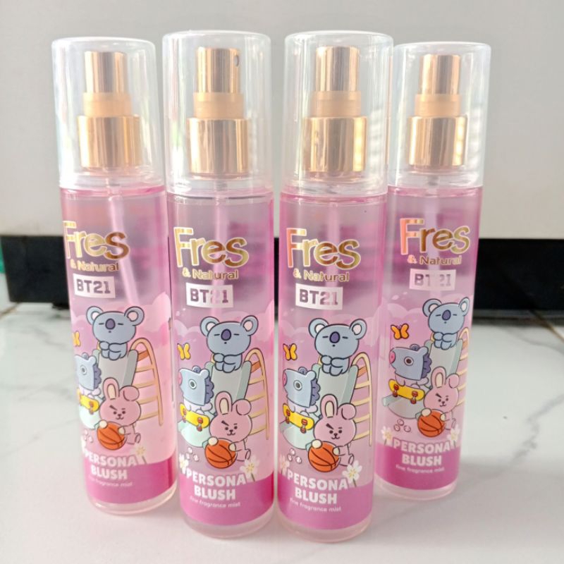 Jual Fres & Natural Spray Cologne BT21 Persona Blush 100 ml | Shopee ...
