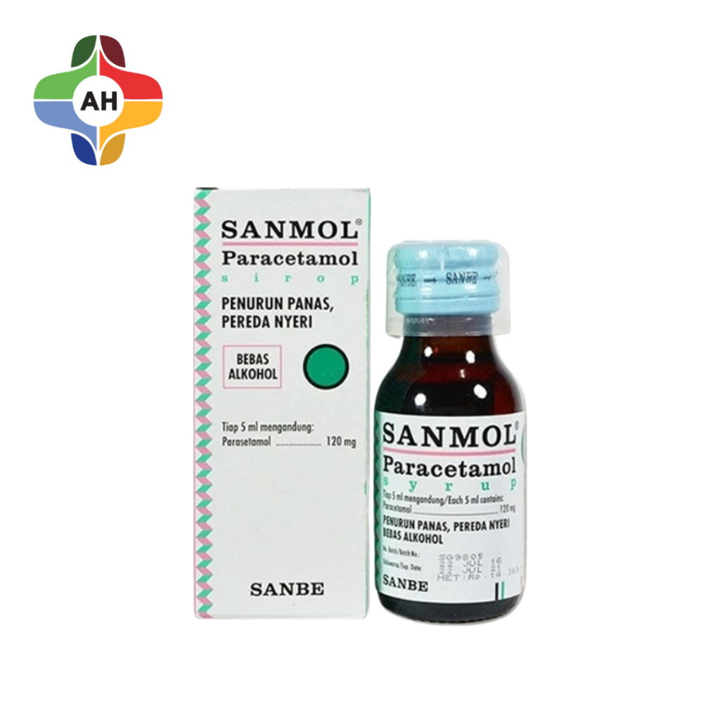 Jual Sanmol Paracetamol Sirup Isi 60ml - Obat Penurun Panas Anak ...