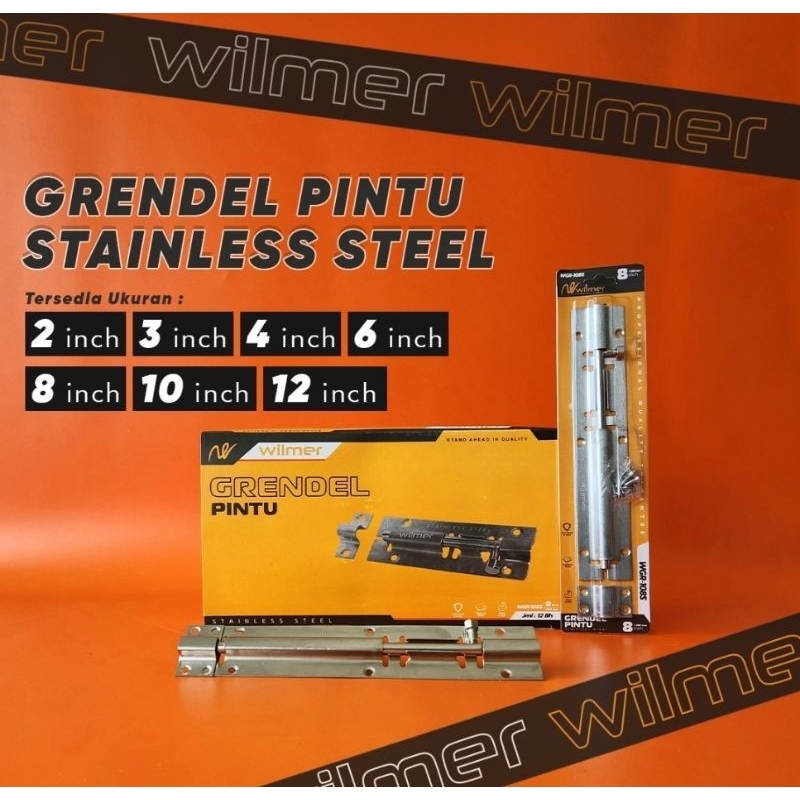 Jual Wilmer Gerendel 6" 8" 10" 12" Stainless Steel / Grendel Stainless ...