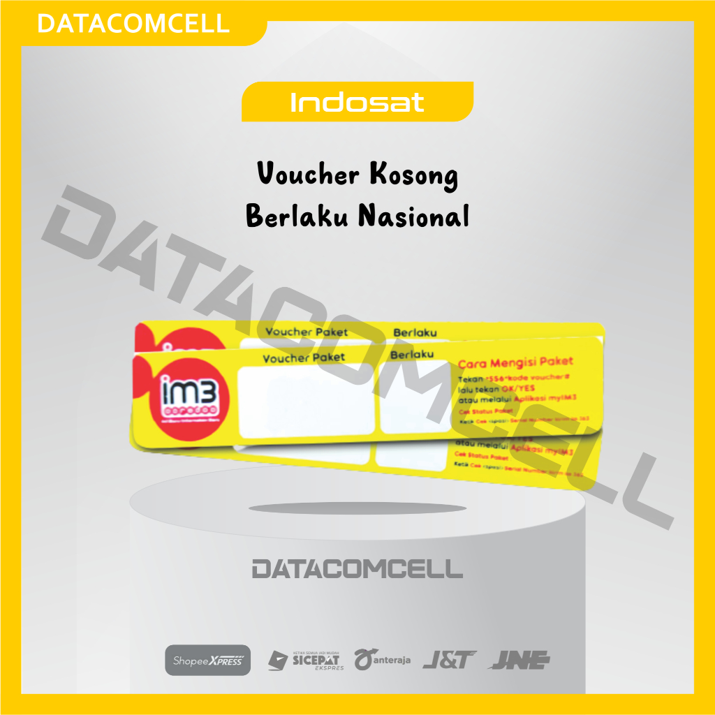 Jual (PROMO) VOUCHER VCR ISAT IM3 INDOSAT KOSONG NASIONAL 2024 | Shopee ...
