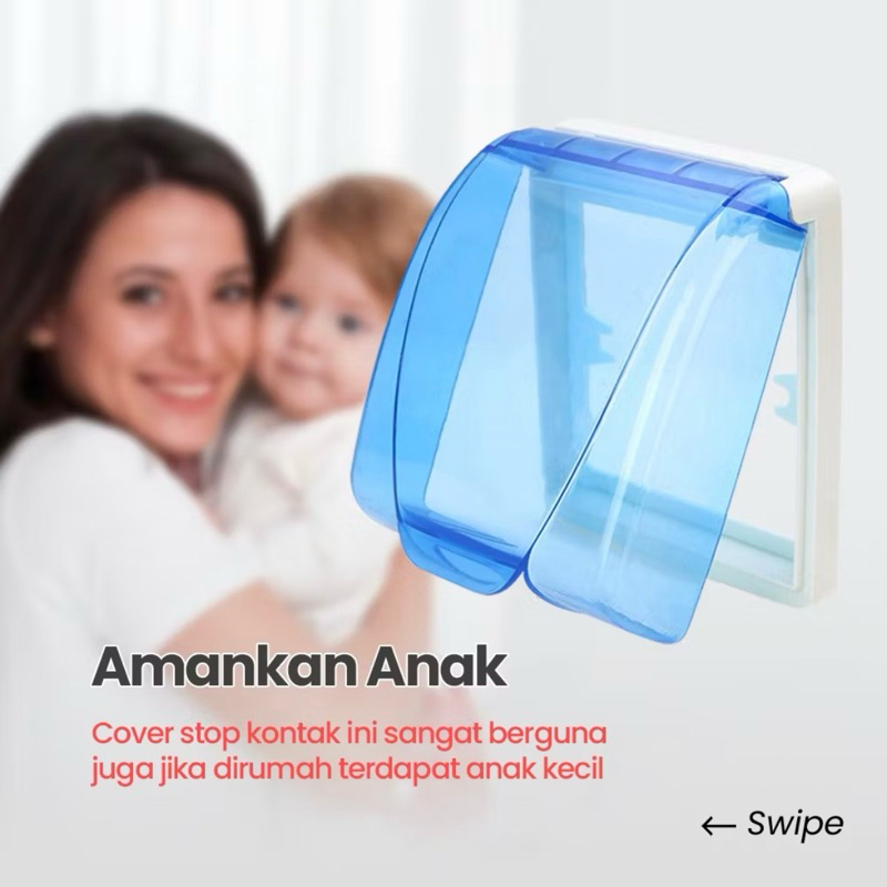 Jual 242 Penutup Steker Colokan Listrik Cover Pelindung Kabel Saklar ...