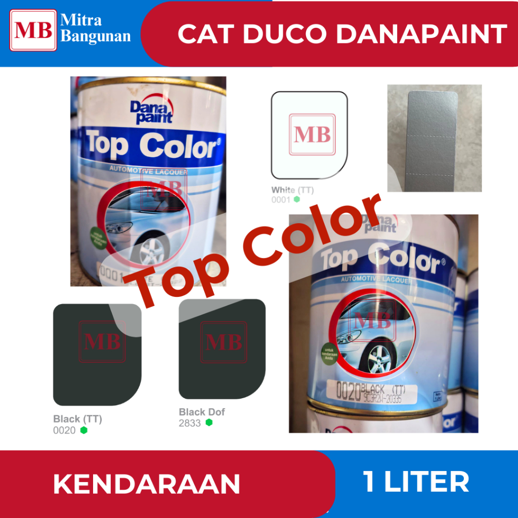 Jual DANA PAINT CAT DUCO / CAT KENDARAAN MOBIL MOTOR/MEBEL TOP COLOR 1 ...