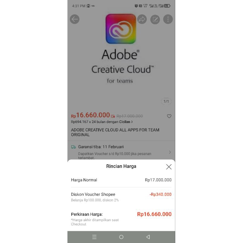 Jual Adobe Creative Cloud Apps untuk Team Original | Shopee Indonesia
