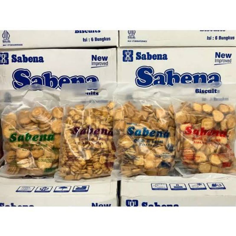 Jual SABENA BISKUIT NEW 4 KANTONG 4 VARIAN RASA MIX | Shopee Indonesia