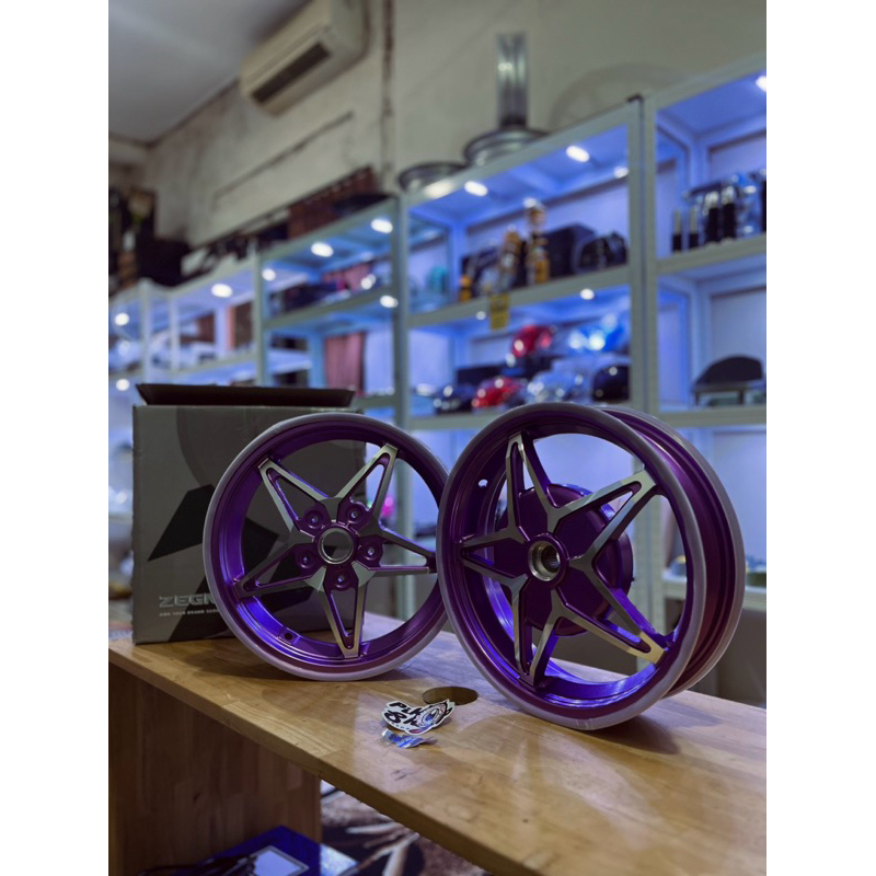 Jual Velg CNC Rims Zegna Star Purple Special Colors Sprint Primavera S ...
