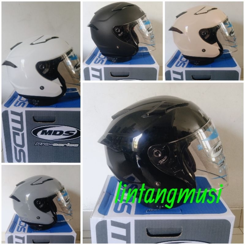 Jual HELM MDS VOLTUS SOLID | Shopee Indonesia