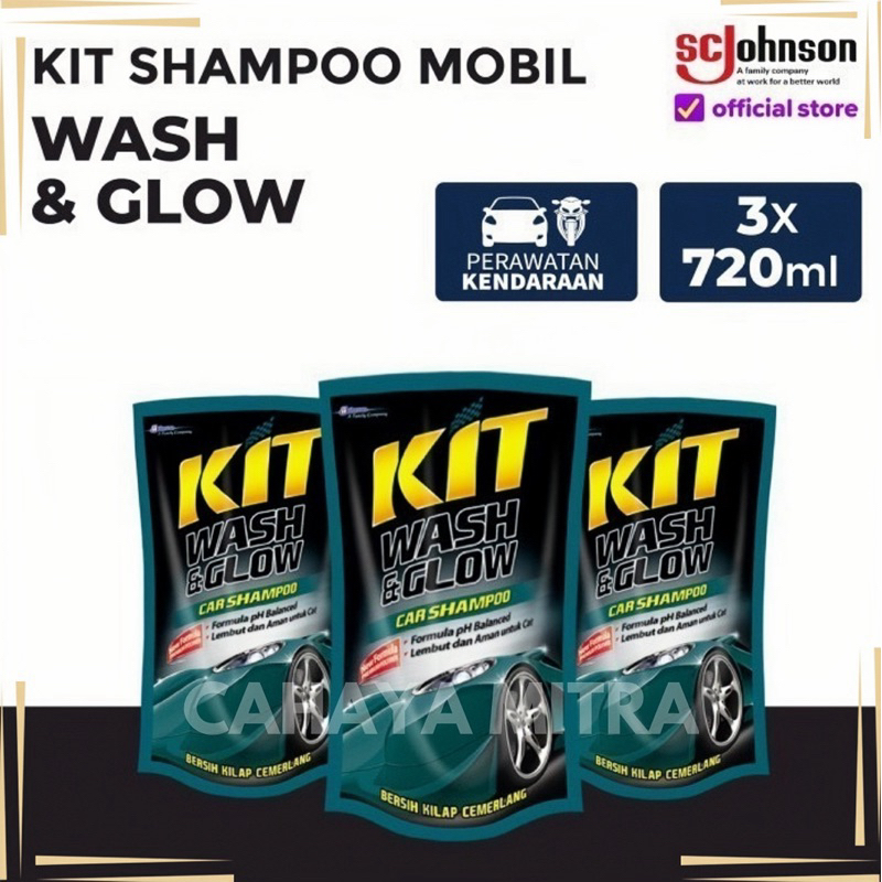 Jual ( HARGA 3PCS ) Kit Wash & Glow Pouch 720mL x 3pcs // KIT Wash ...