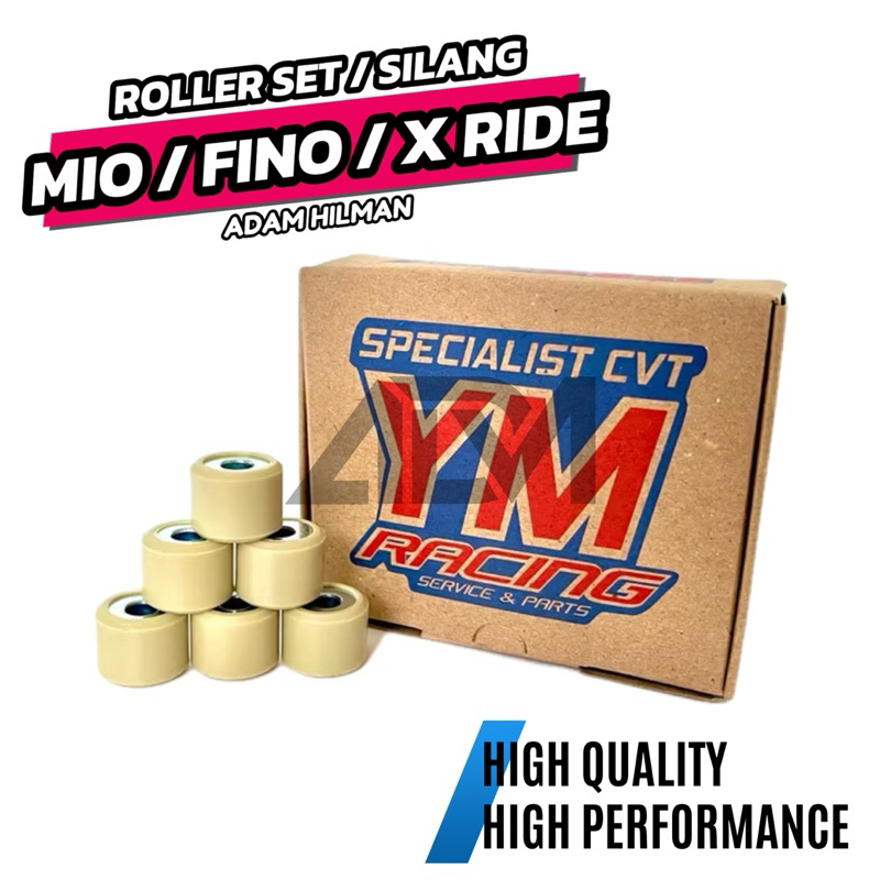 Jual ROLLER SET / SILANG MIO KARBU / MIO GT / X RIDE / FINO 5-6-7-8-9-10-11 GRAM YM RACING ...