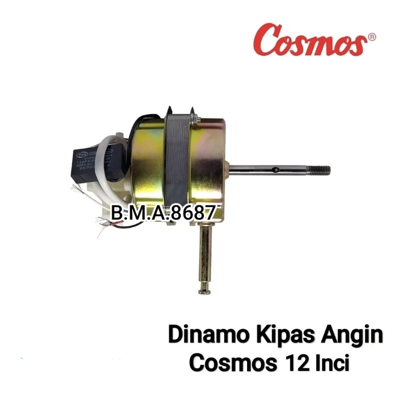Jual Motor Dinamo Kipas Angin COSMOS 12-DAR N Desk Fan Kipas Angin Meja ...