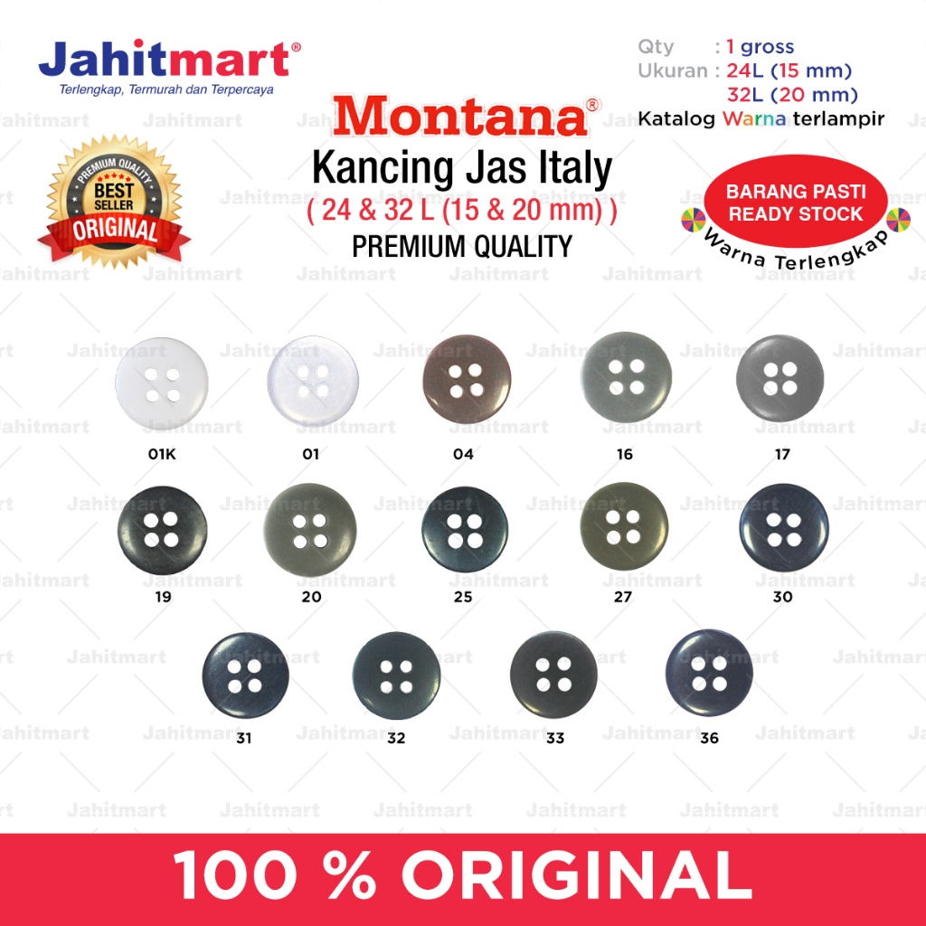 Jual Kancing Jas Italy RED TULIP /Gross | Shopee Indonesia
