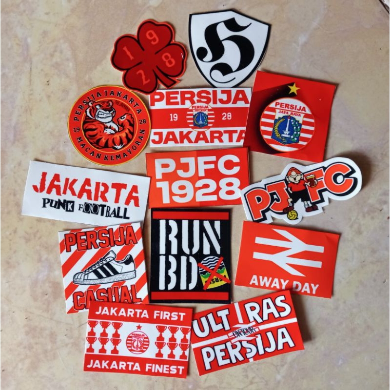 Jual STICKER ULTRAS PERSIJA JAKARTA, COCOK BUAT DI HELM , MOTOR, MOBIL ...