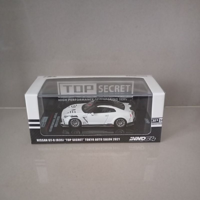 Jual Inno64 Nissan GT-R R35 Top Secret White - Tokyo Auto Salon 2021 ...
