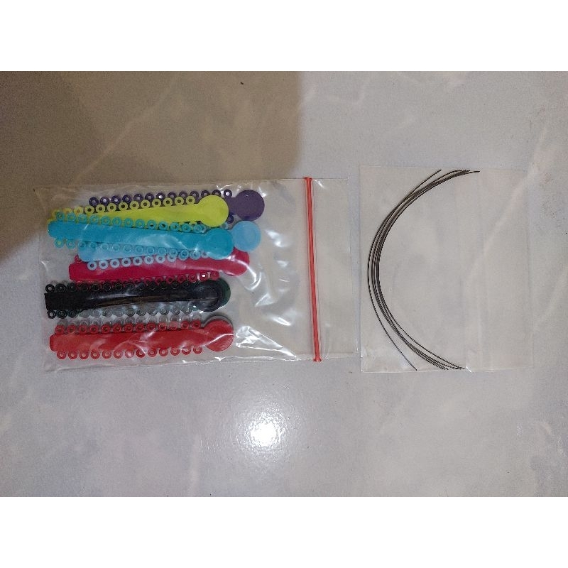 Jual Karet Behel Power O Mix isi 10 pcs + Kawat Hitam isi 5 pcs ...