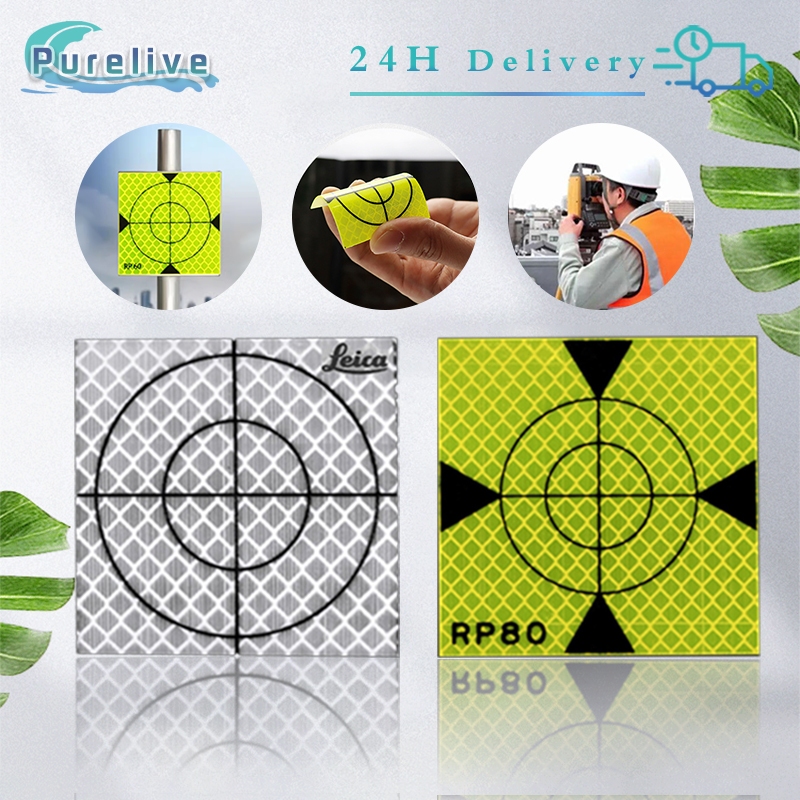 Jual 10cm Survey Reflector Sheet Sticker Target Reflector Sheet Untuk ...