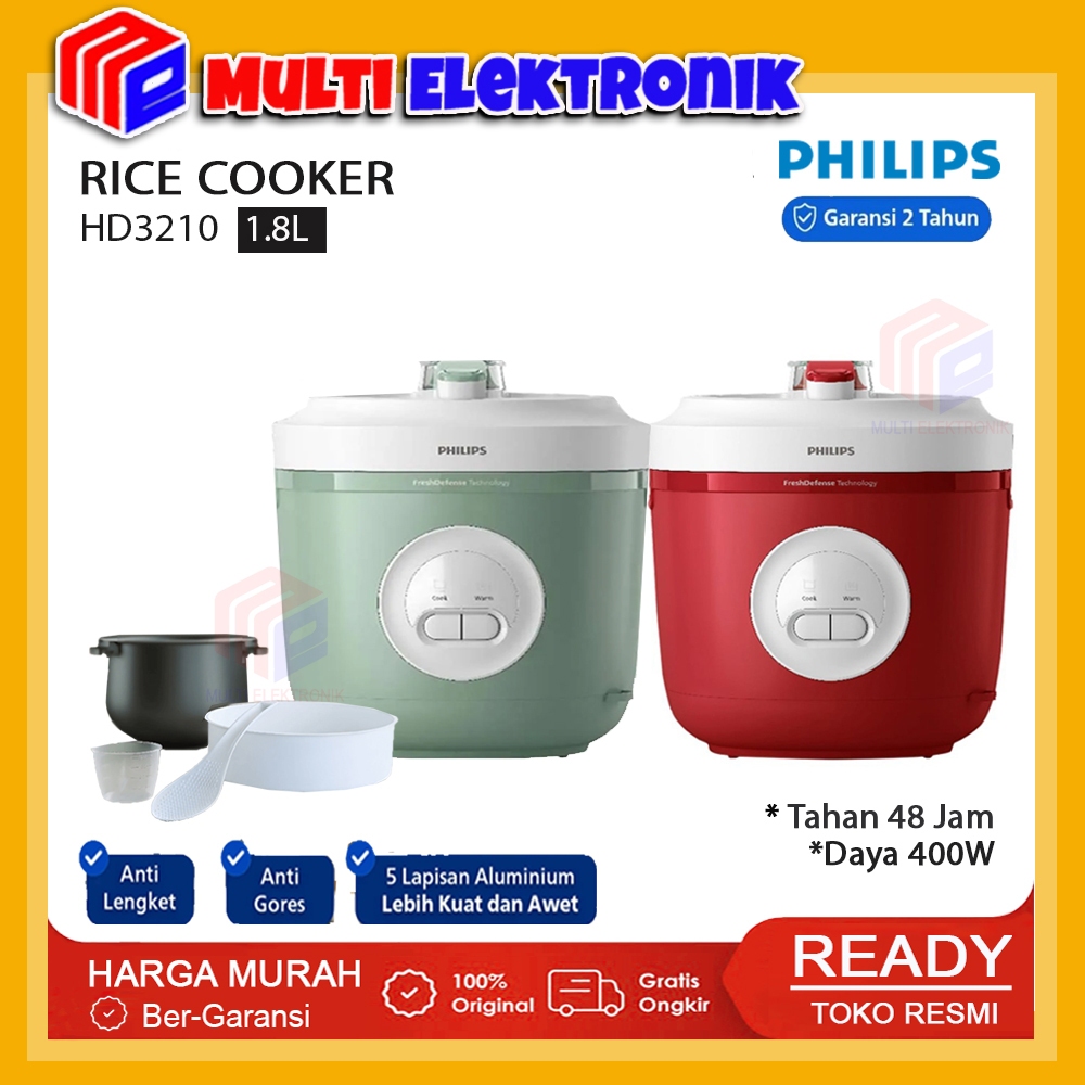 Jual Philips Rice Cooker HD3210 / HD-3210 - Magic Com 3 in 1 Non Stik ...