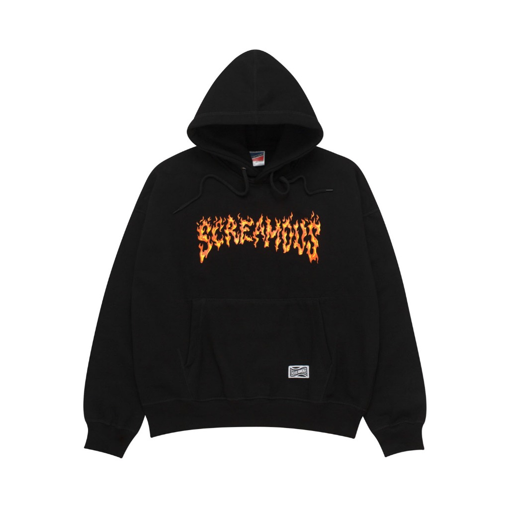 Jual Screamous Sweater Pria Pullover Hoodie Oversize VARM BLACK ...
