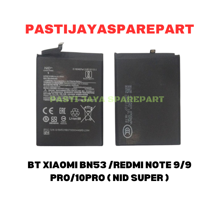 Jual BATERAI BATRE BT XIAOMI BN53 / REDMI NOTE 9/9 PRO/10 PRO ( NID ...