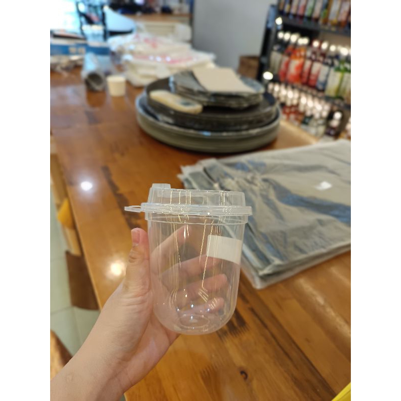 Jual Cup injection oval 12oz anti tumpah,tahan panas,dingin | Shopee ...