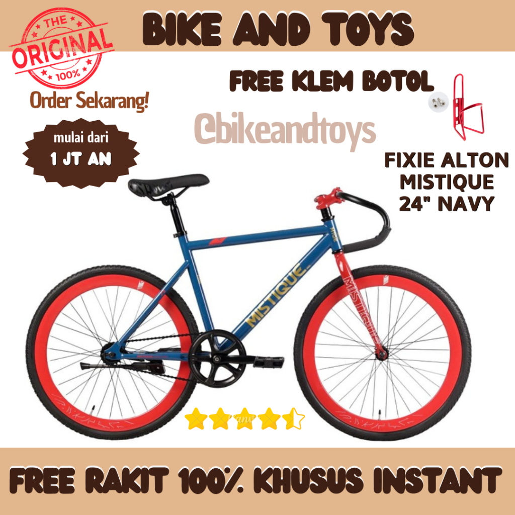 Jual SEPEDA FIXIE ELEMENT ALTON FX MISTIQUE 24 INCH ORIGINAL FROM ...