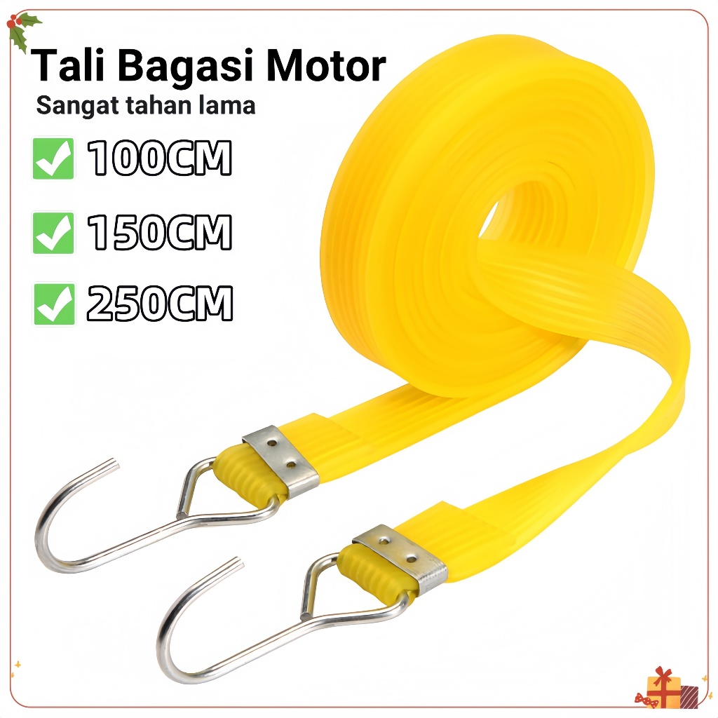 Jual 【100cm/250cm】Tali bagasi motor/ Tali motor barang /Tali Ikat ...