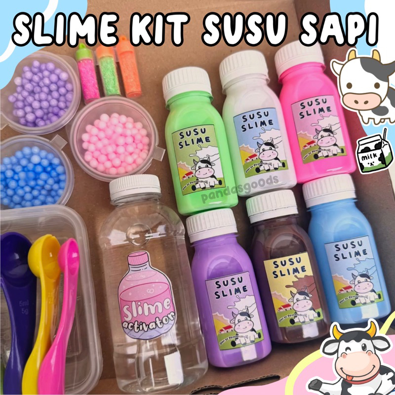 Jual SLIME KIT SUSU SAPI VIRAL BUAT SLIME ANTI GAGAL | Shopee Indonesia