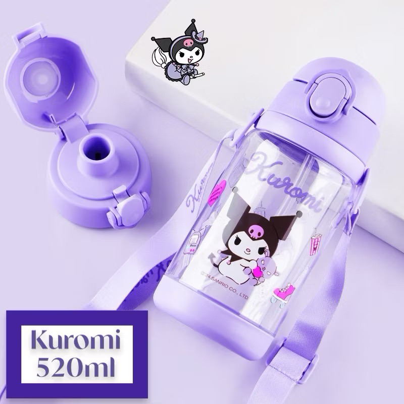 Jual kuromi Ori 2 ways drinking bottle | botol minum anak disney dengan ...