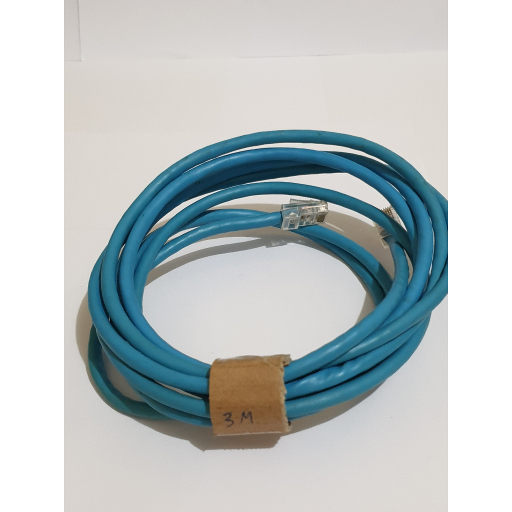 Jual Kabel Lan Utp Cat 6 Amp Commscope Blue Original masih bagus ...