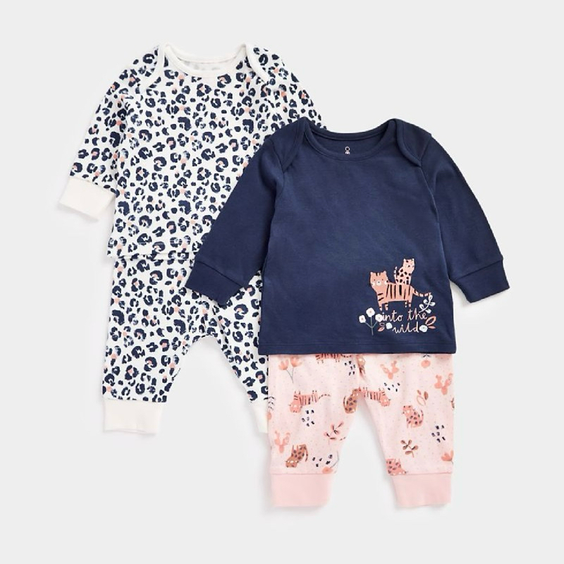 Jual Mothercare Cat Pyjamas - 2 Pack | Shopee Indonesia