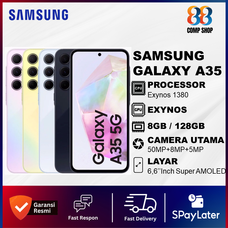 Jual Samsung Galaxy A35 5G 8/256GB - Awesome Ice Blue | Shopee Indonesia