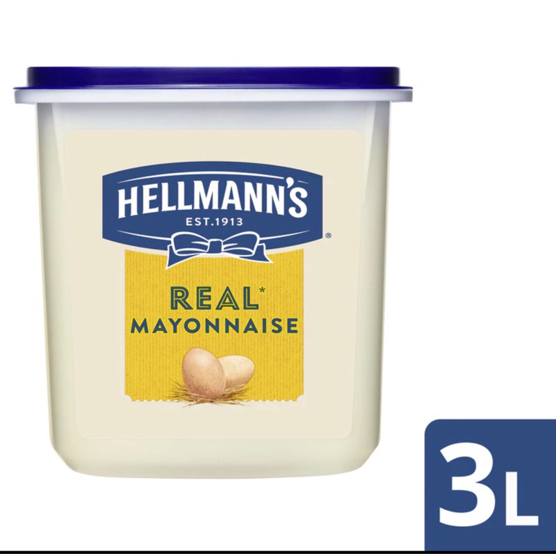 Jual Hellmans Real Mayo 3L mayonise | Shopee Indonesia