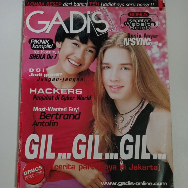 Jual Majalah Gadis Tahun 2000 Cover Ardina Rasti & Gil | Shopee Indonesia