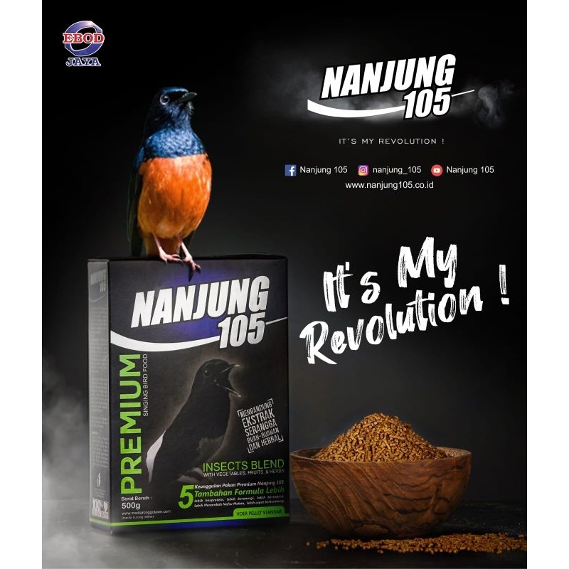 Jual Voer Nanjung 105 Pakan Burung Berkicau 500gr - Produk Premium Ebod ...