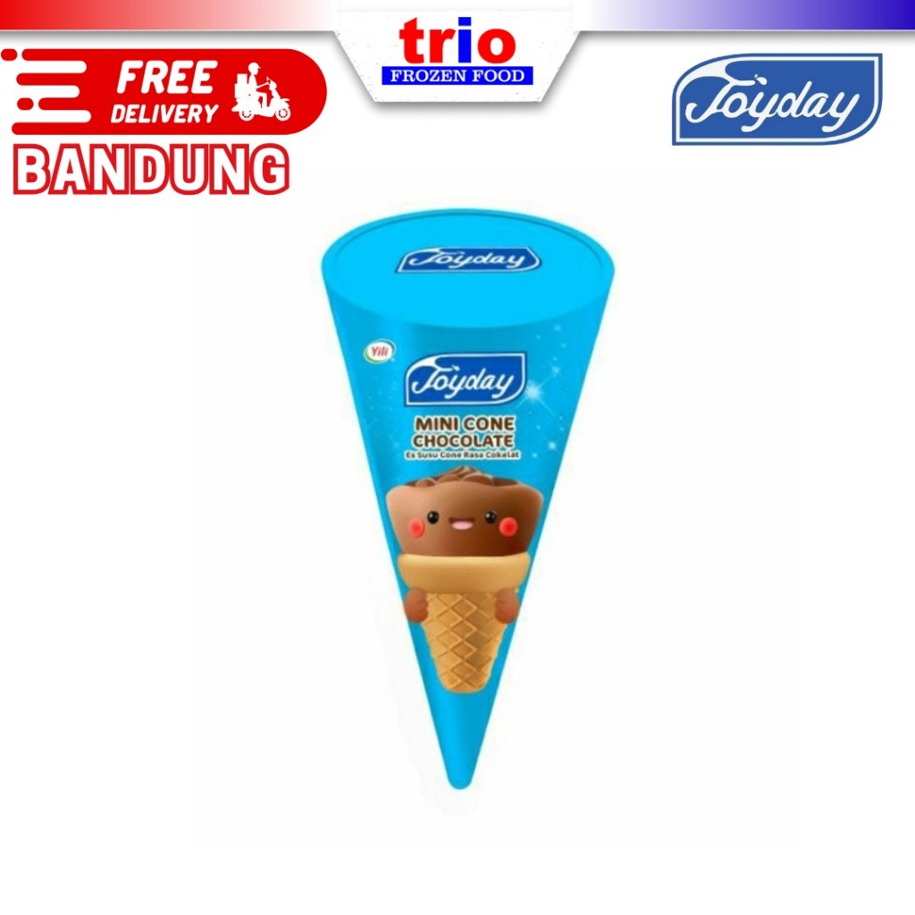 Jual JOYDAY MINI CONE CHOCOLATE ICE CREAM / ES KRIM | Shopee Indonesia
