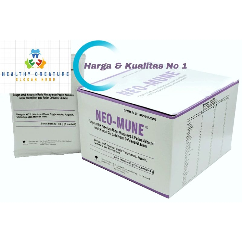 Jual Neo-mune untuk pembedahan, trauma, luka bakar, dan pasien2 ICU ...