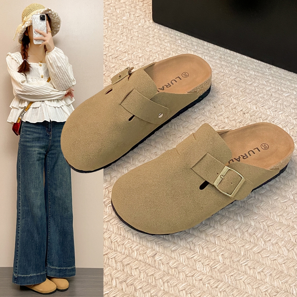 Jual LURAD Sepatu Sandal Wanita WL24115 Slide Teplek Cocok Untuk Kaki ...