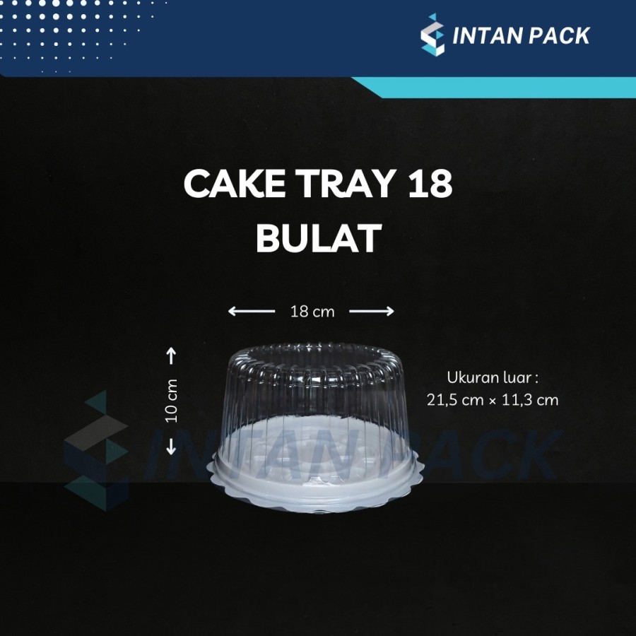 Jual Mika Tumpeng Mini Bulat / CT 18 Bulat / Bolu Cake Tray Putih (10 ...