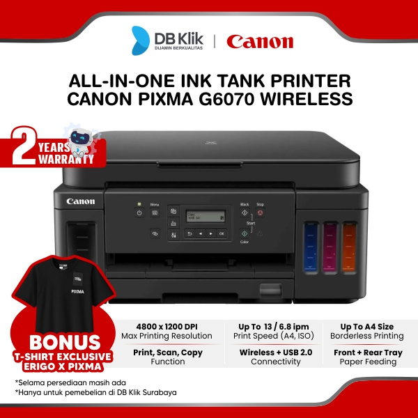 Jual Canon Printer Pixma G6070 Print Scan Copy - G6070 | Shopee Indonesia