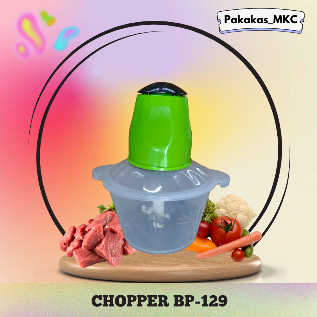 Jual MKC 129 BLENDER CHOPPER BUMBU DAPUR DAGING BUAH MULTIFUNGSI ELEKTRIK | Shopee Indonesia