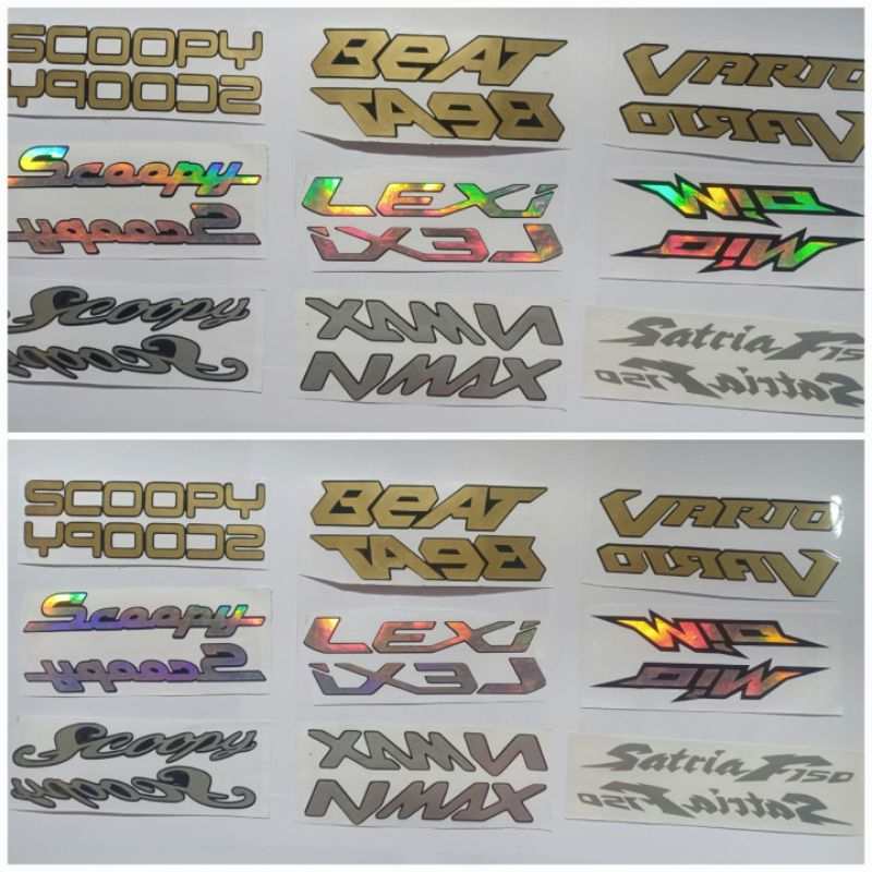 Jual Sticker cutting logo Motor | Shopee Indonesia