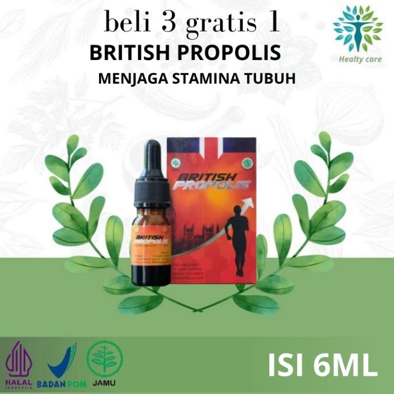 Jual BRITISH PROPOLIS REGULER ORIGINAL 100% TERBUKTI British Propolis ...