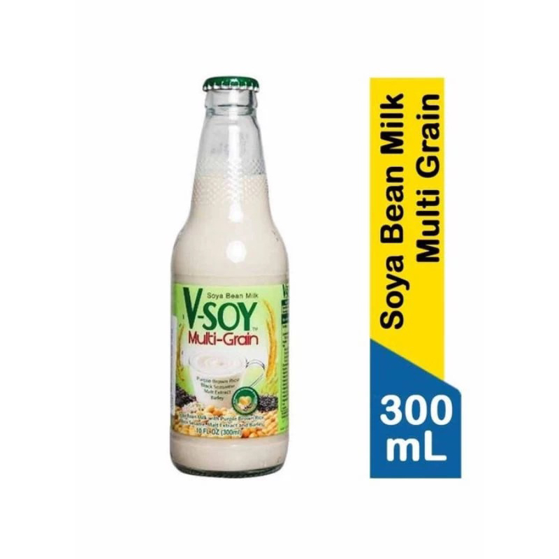Jual V-Soy Multi-Grain Soya Bean Milk 300 mL | Shopee Indonesia