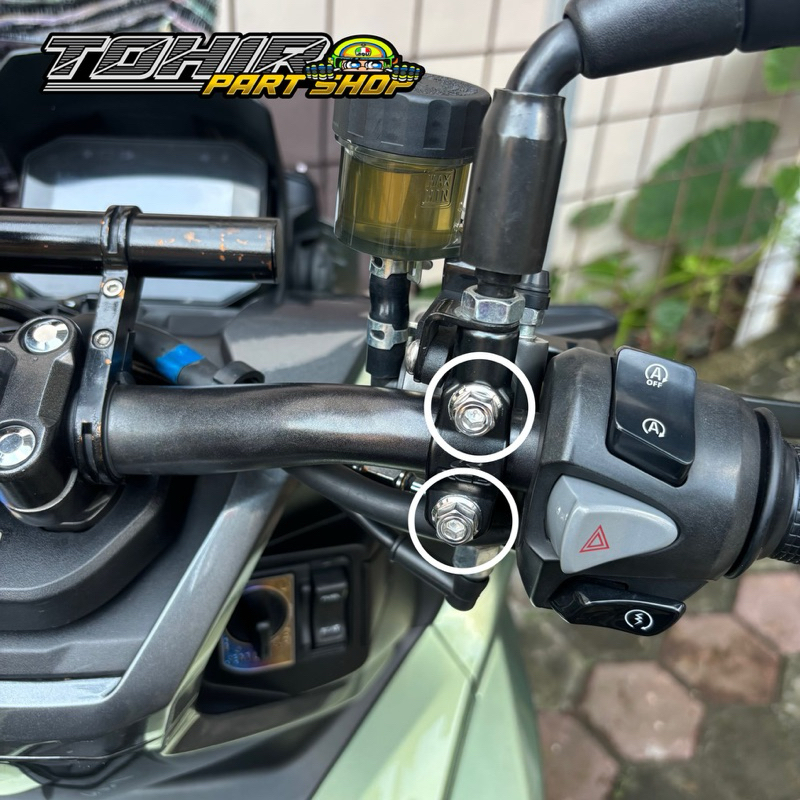 Jual Baut Dudukan Stang PCX Scoopy Beat Street Genio NMAX ADV, Stainles ...